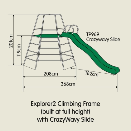 TP Explorer Frame, Platform and Den with Crazywavy Slide Set - The ...