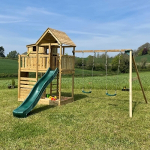 Rabbit climbing frame with swings - The Outdoor Toy Centre